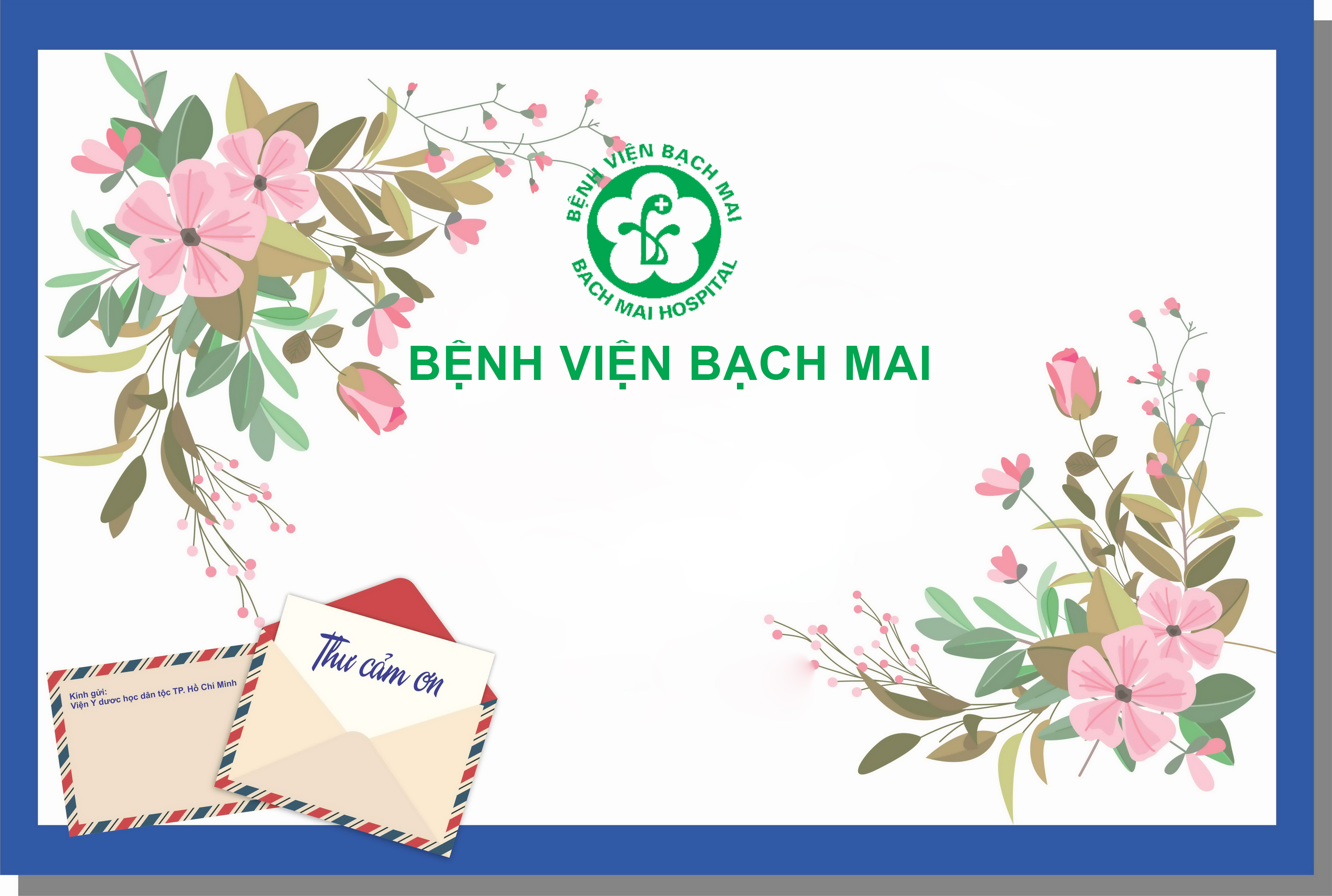 Thư cảm ơn Giám đốc Bệnh viện, TS. Đoàn Thu Trà - PGĐ TT Bệnh nhiệt đới ...